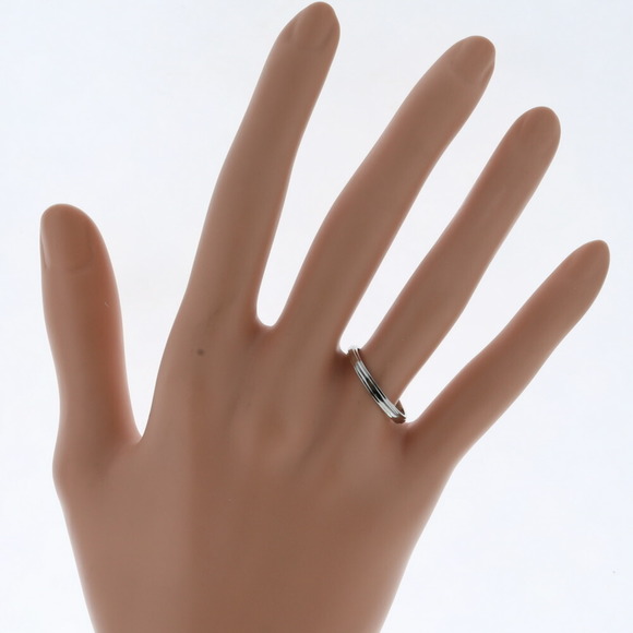 Cartier | Jewelry | Cartier Ring Damour Wedding Width About 25mm Platinum Pt95 No 5 Mens Ca ...